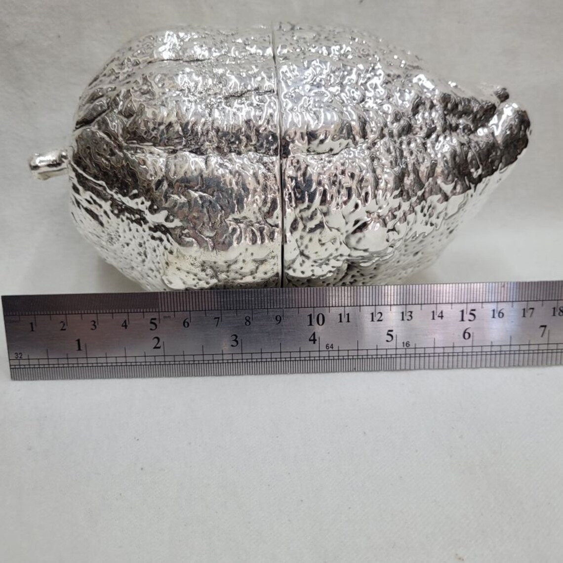 Handmade Sterling Silver Etrog Box Etrog Shape for the Sukkot Feast of ...