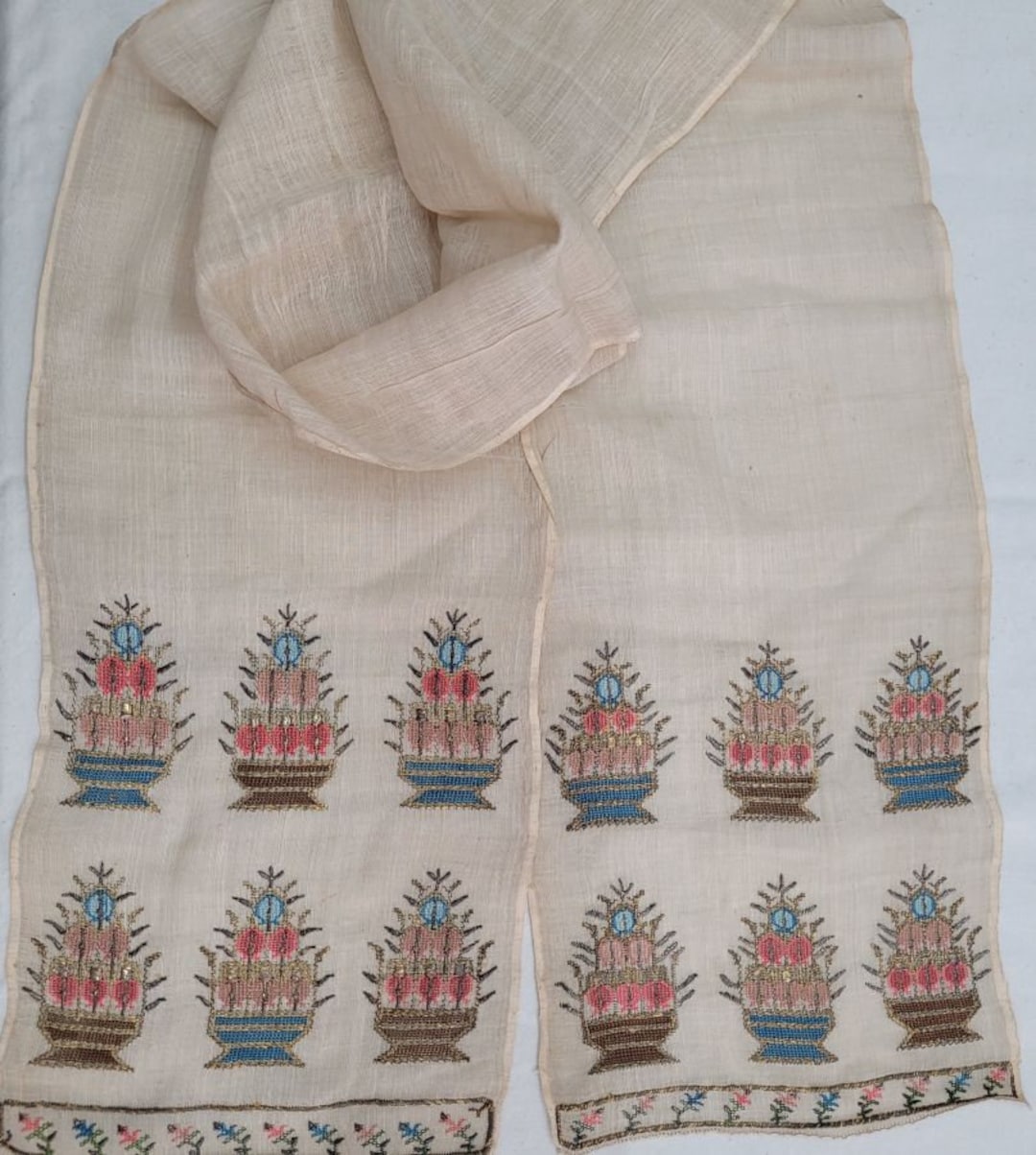 New Jewish Bride Hand Embroidered Shawl Made in Greece 19th Century - Etsy