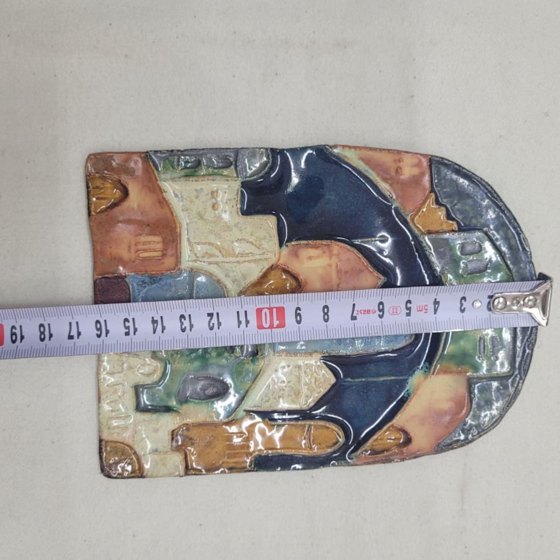 Ruth Factor Glazed Ceramic Jerusalem Houses View Tile Handmade - Etsy