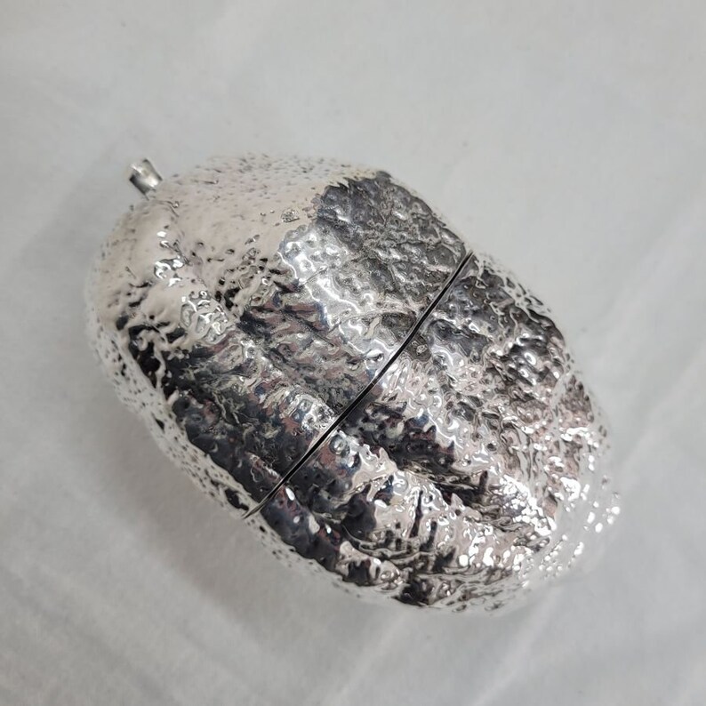 Handmade Sterling Silver Etrog Box Etrog Shape for the Sukkot Feast of ...