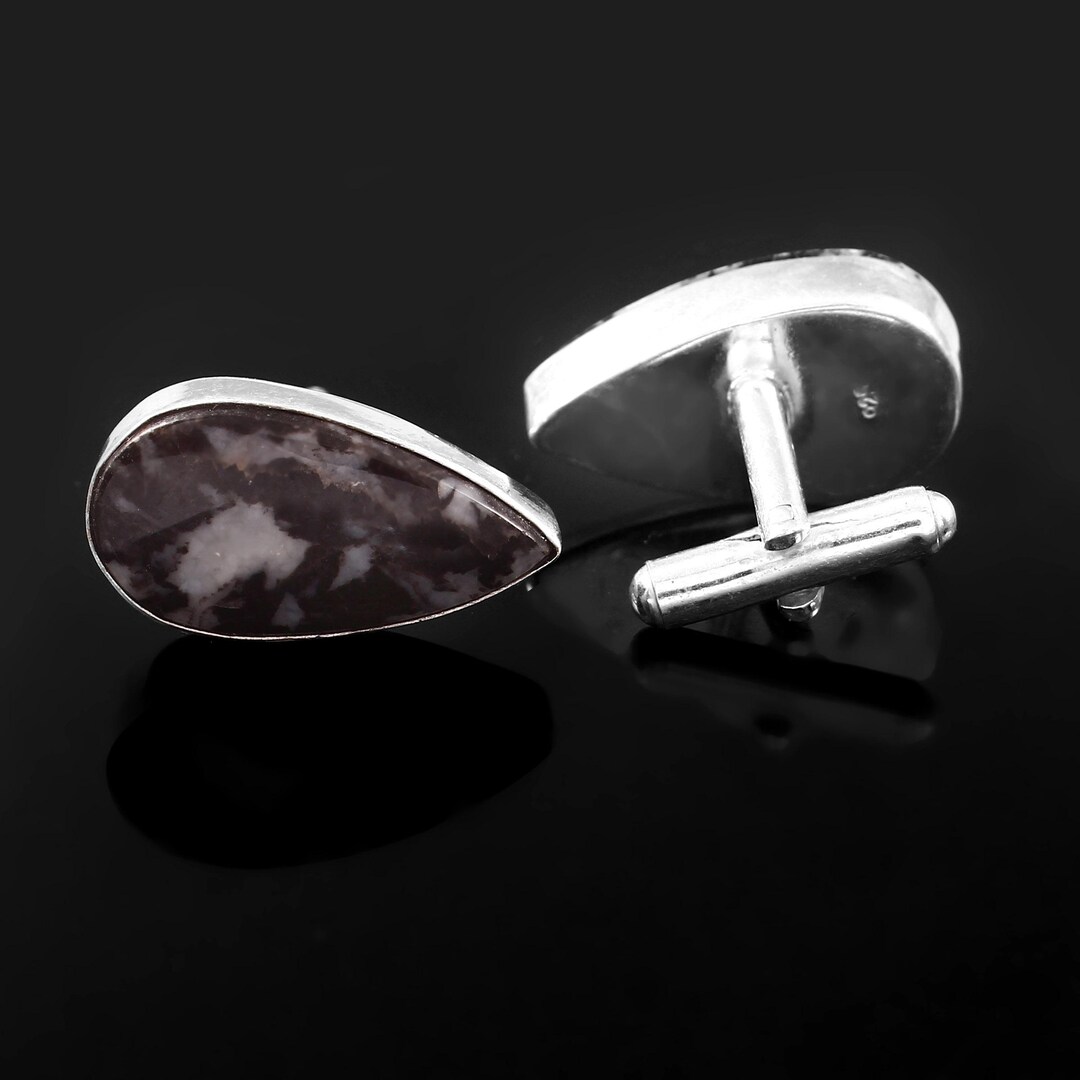 Buffalo Turquoise Cufflinks,wedding Cufflinks,925 Sterling Silver ...