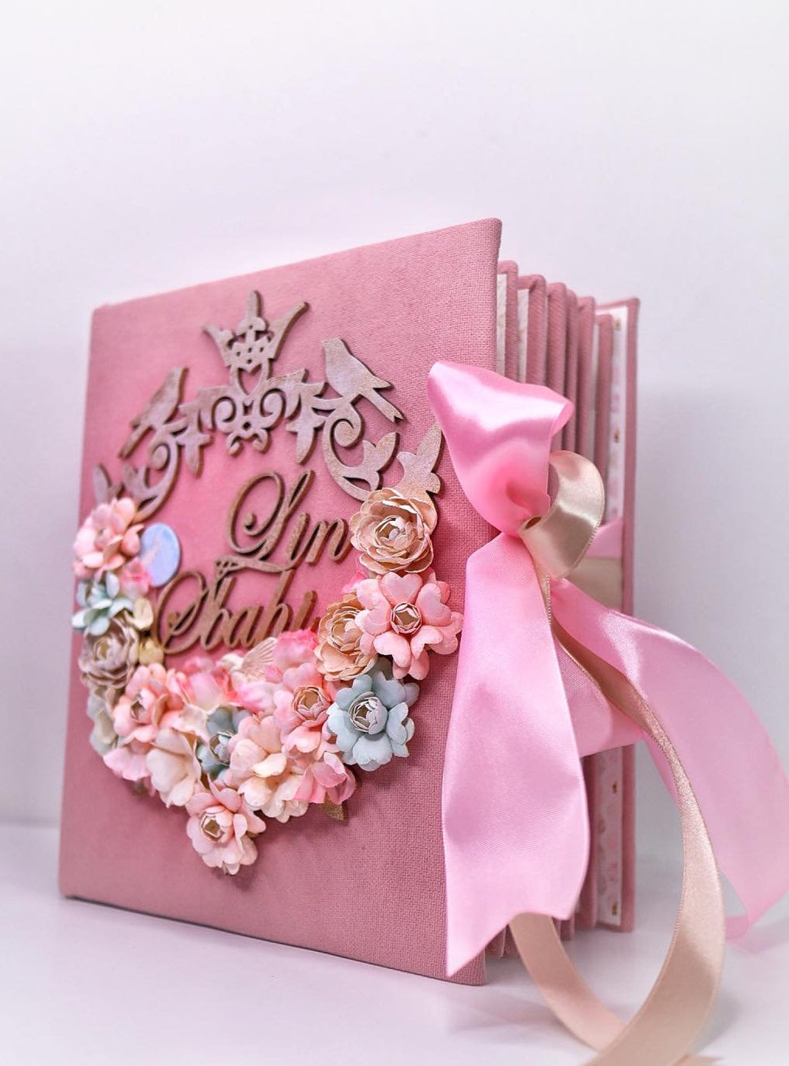 Baby Photo Album Baby Girl Photo Album Baby Girl Scrapbook - Etsy