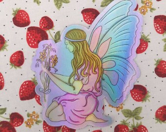 Holographic Fairy Wings Sticker Set Holo Rainbow Insect Wing - Etsy