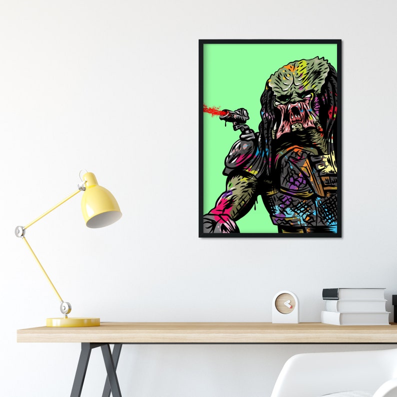 Predator Graffiti Pop Art Print - Etsy