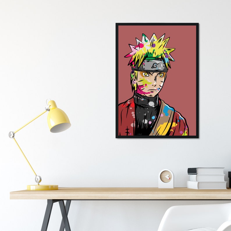 Graffiti Manga Wall Art Print - Etsy