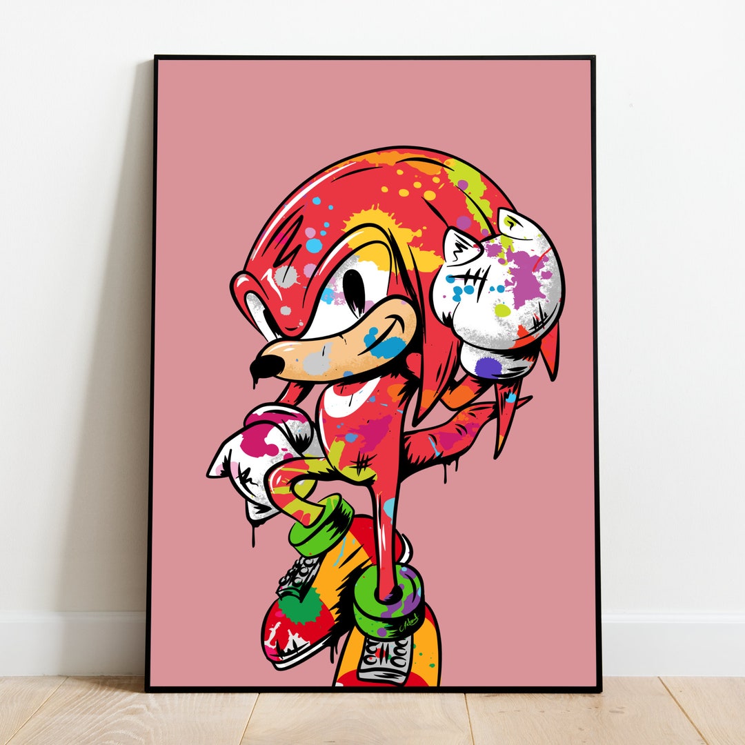 Manga Inspired Graffiti Gaming Wall Art Print - Etsy