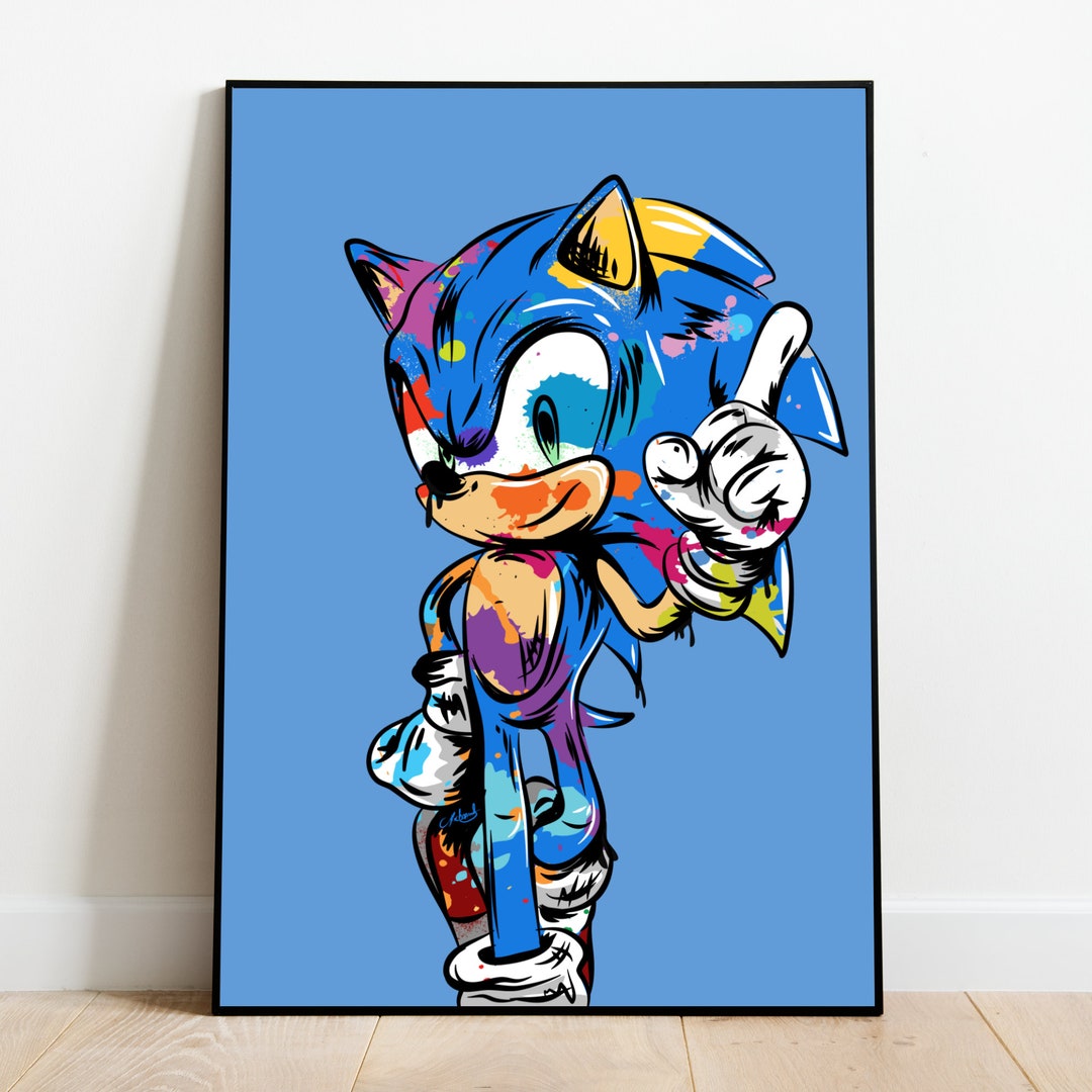 Gaming Inspired Graffiti Wall Art Print - Etsy