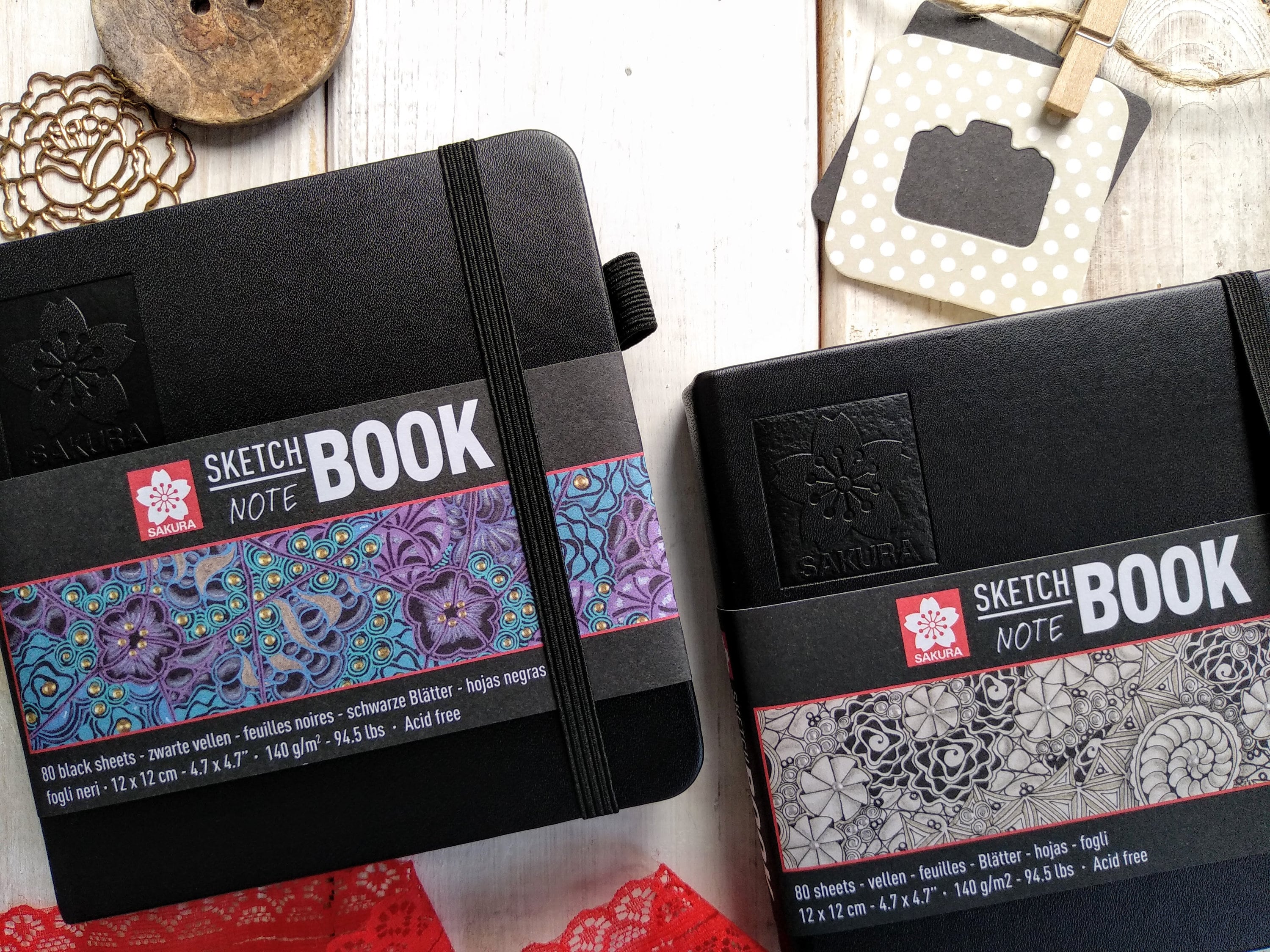Sakura Mini Sketchbook, Sakura Sketch Book, Journal for Zentangle - Etsy