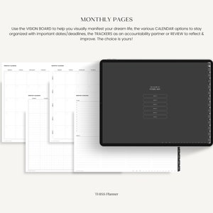 Undated Digital Planner for Digital Planning | Goodnotes Planner, iPad ...