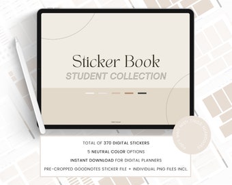 Digital Stickers Pack Digital Planner Stickers Book for Goodnotes ...