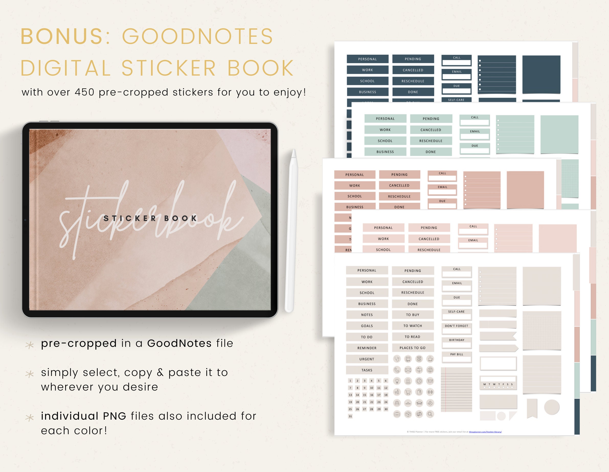Digital STUDENT Planner School Goodnotes Planner Student - Etsy