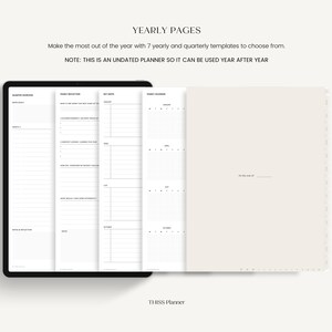 Undated Digital Planner for Digital Planning | Goodnotes Planner, iPad ...