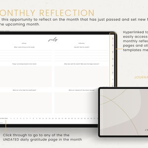Digital Gratitude Journal - Undated Prompted Daily Gratitude Planner ...