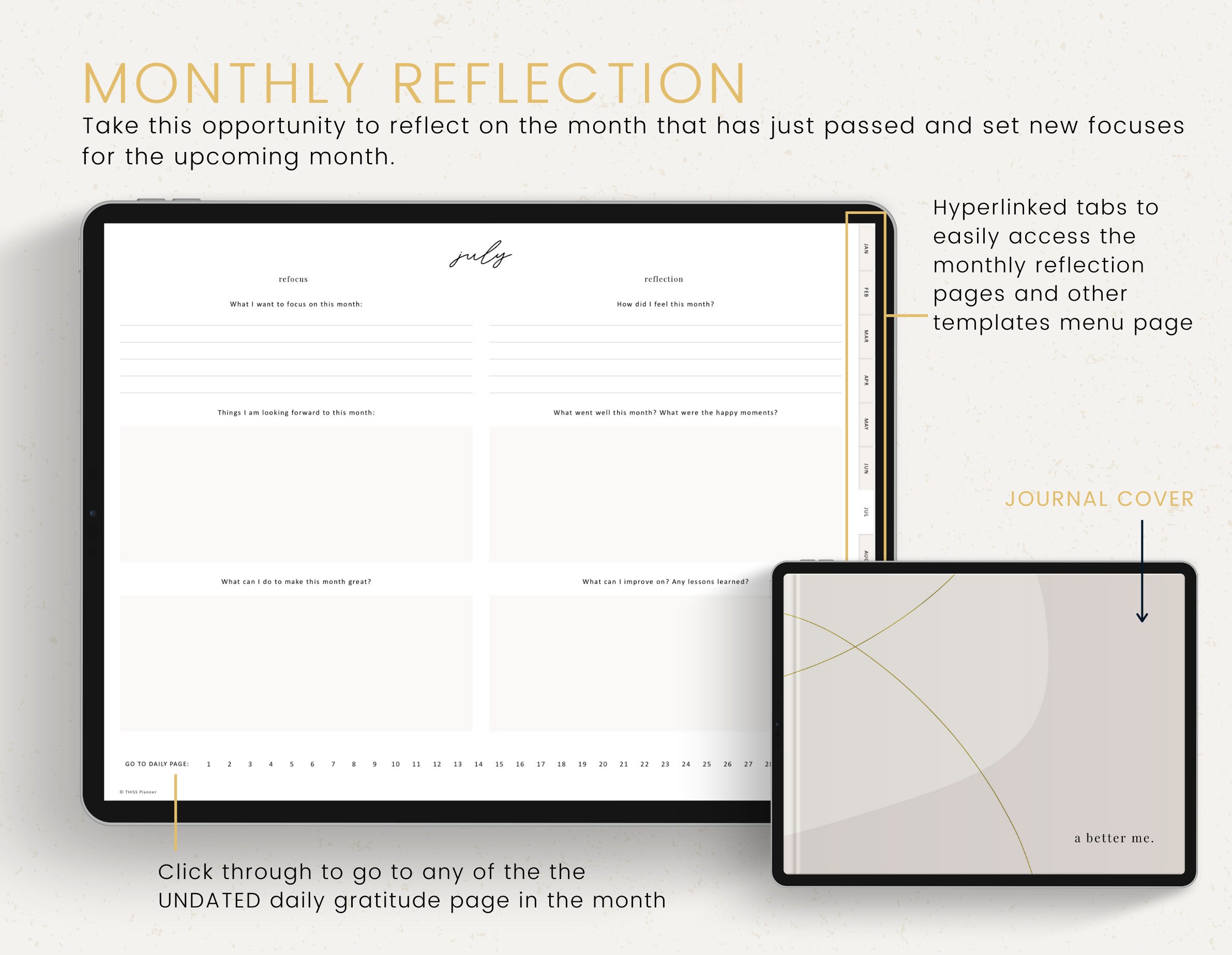 Digital Gratitude Journal Undated Prompted Daily Gratitude | Etsy