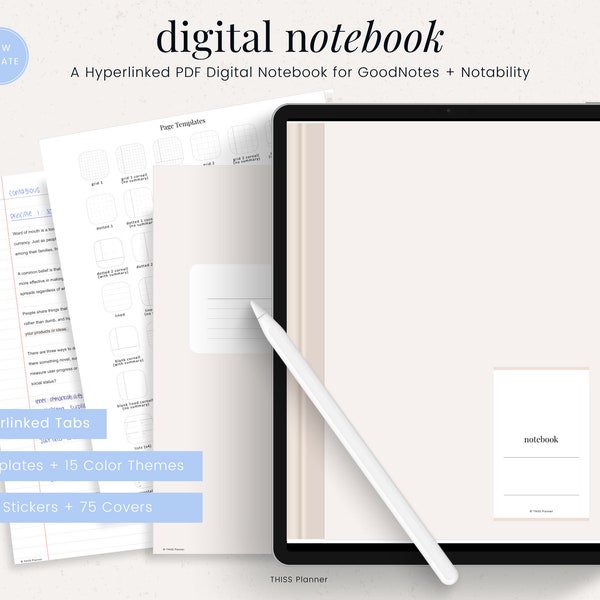 Goodnotes Notebook - Etsy