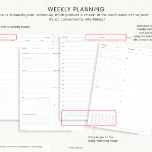 UNDATED Digital Planner, PORTRAIT Planner Template, Goodnotes Planner ...
