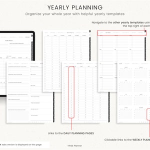 UNDATED Digital Planner, PORTRAIT Planner Template, Goodnotes Planner ...