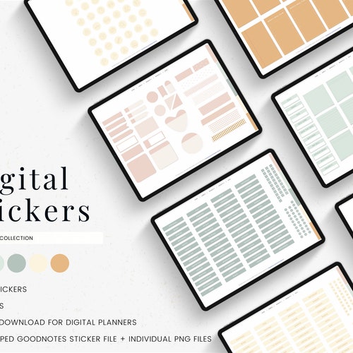 Digital Stickers Pack Digital Planner Stickers Book for - Etsy