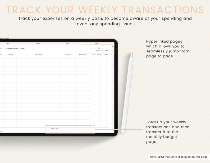 Digital Budget Planner | Financial Planner | Finance Planner | Finance ...