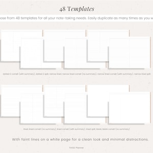 Digital Notebook for Goodnotes and Notability - 12 Hyperlinked Tabs ...