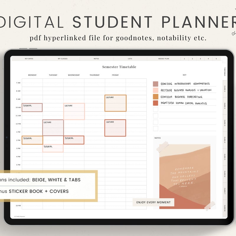 Student Planner - Etsy