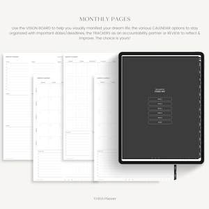 Undated Digital Planner for Digital Planning | Goodnotes Planner, iPad ...