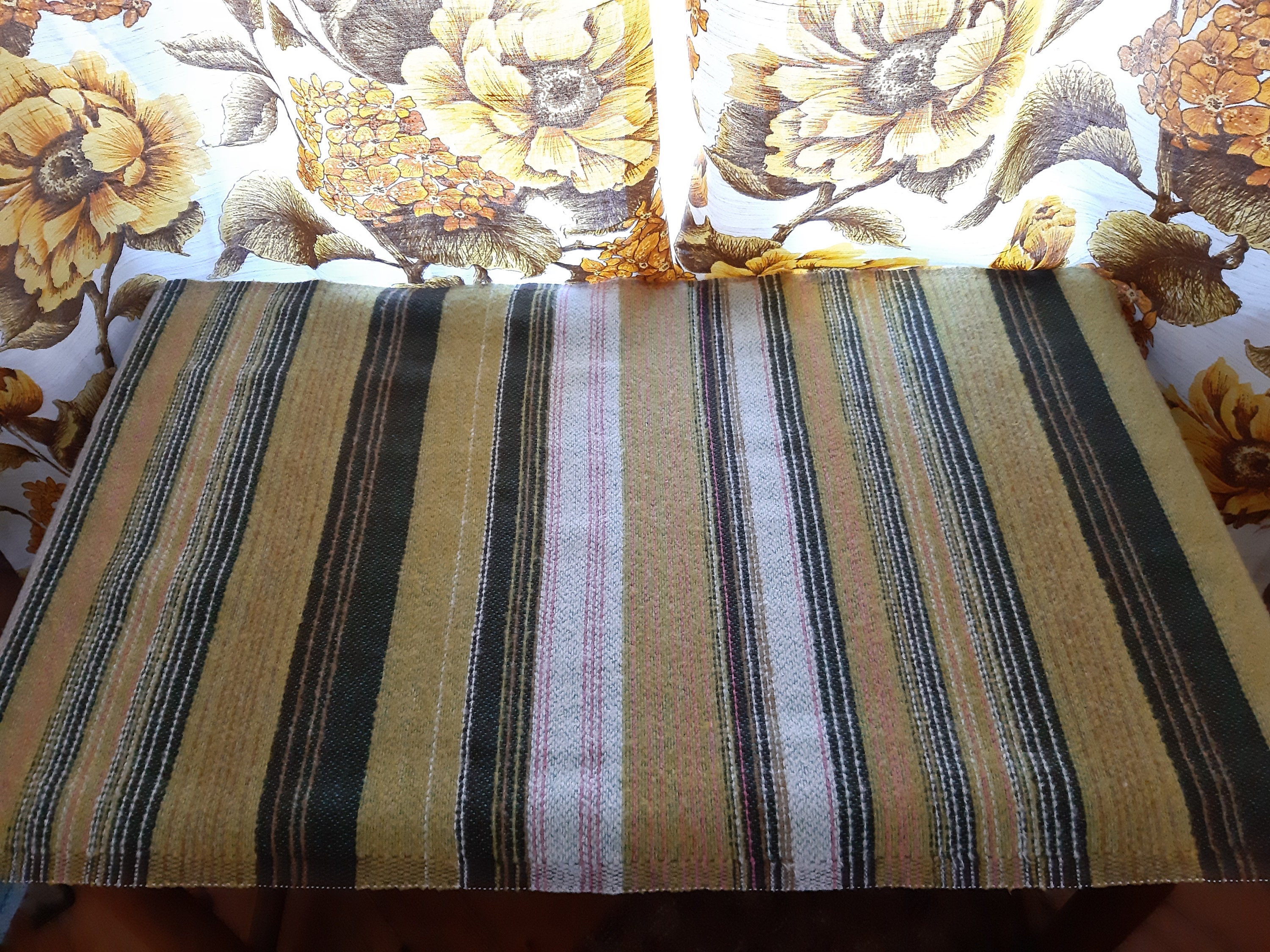 Vintage Woven Wool Table Runner Wool Table Runner Table - Etsy