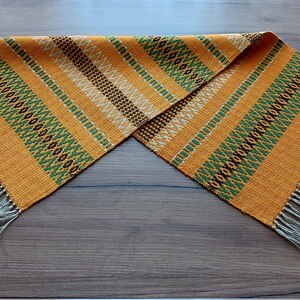 Vintage Handwoven Wool Short Table Runner Table Topper - Etsy