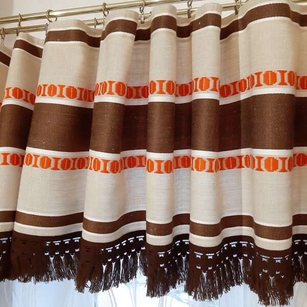 Orange Valance - Etsy