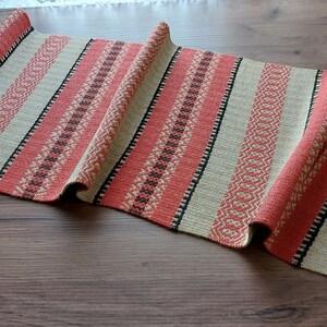 Vintage Handwoven Wool Table Runner Table Topper Table - Etsy