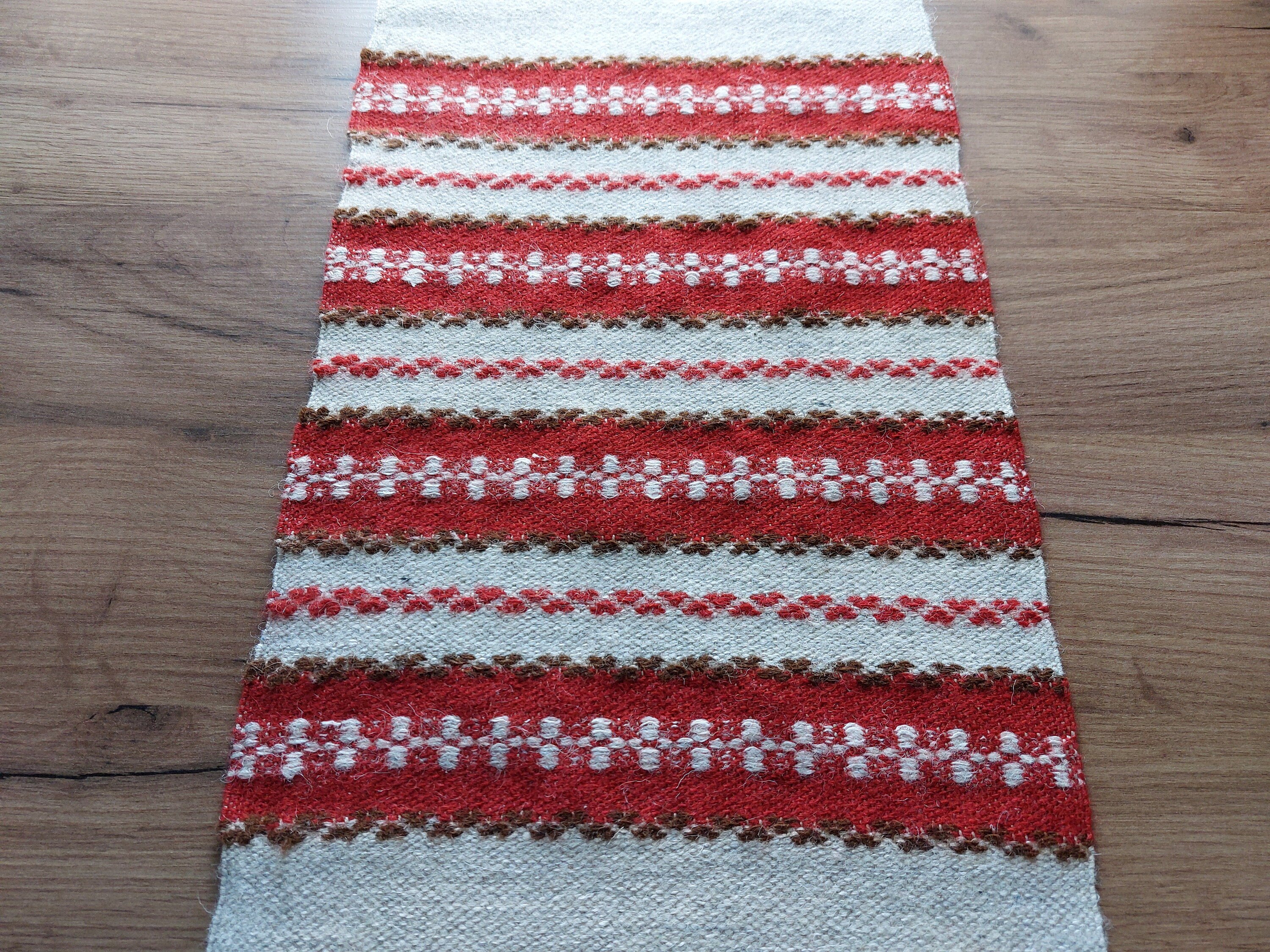 Vintage Handwoven Wool Table Mat Vintage Wool Table Decor - Etsy