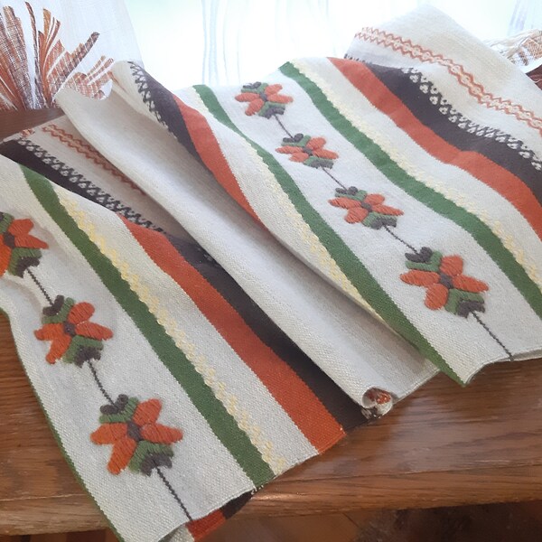 Wool Table Runner - Etsy