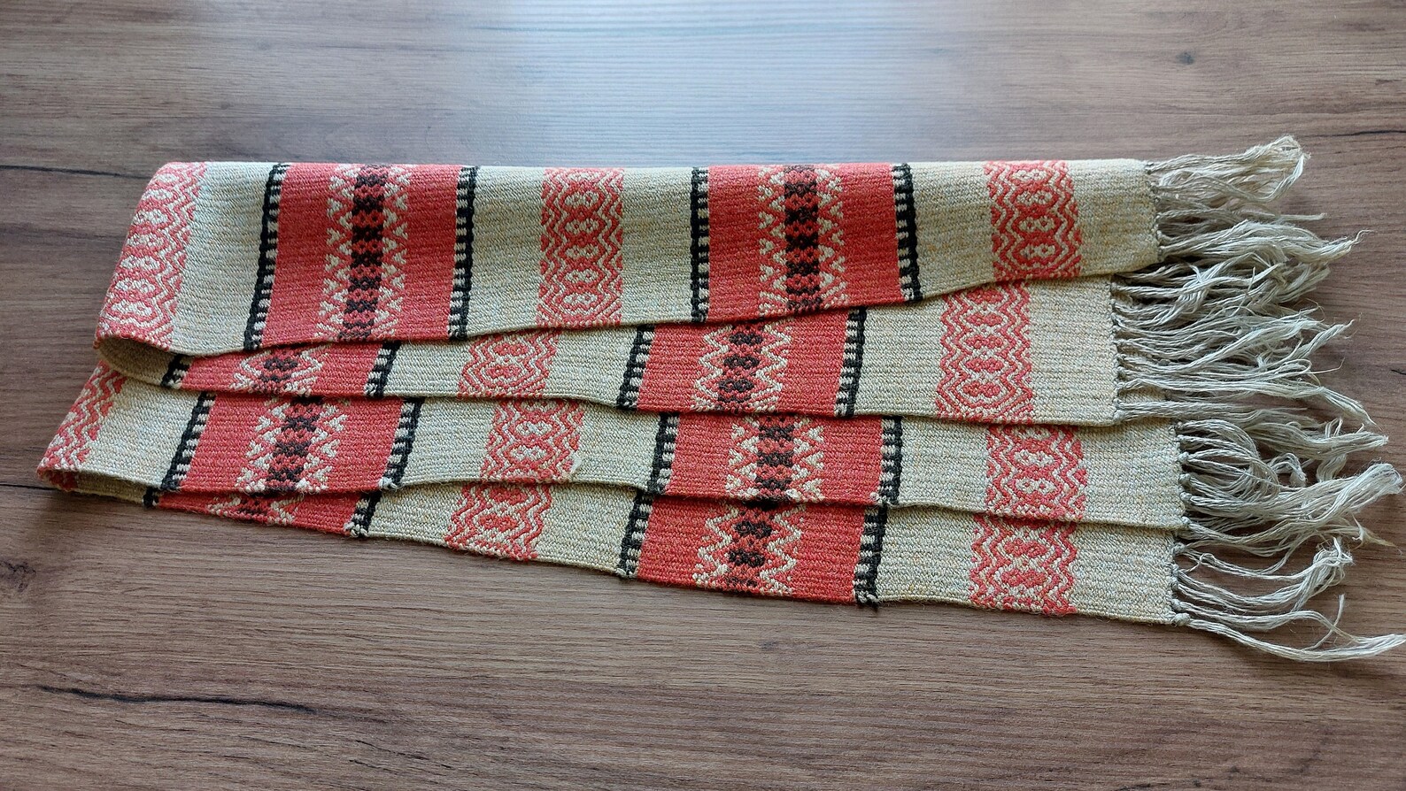 Vintage Handwoven Wool Table Runner Table Topper Table - Etsy