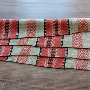 Vintage Handwoven Wool Table Runner Table Topper Table - Etsy