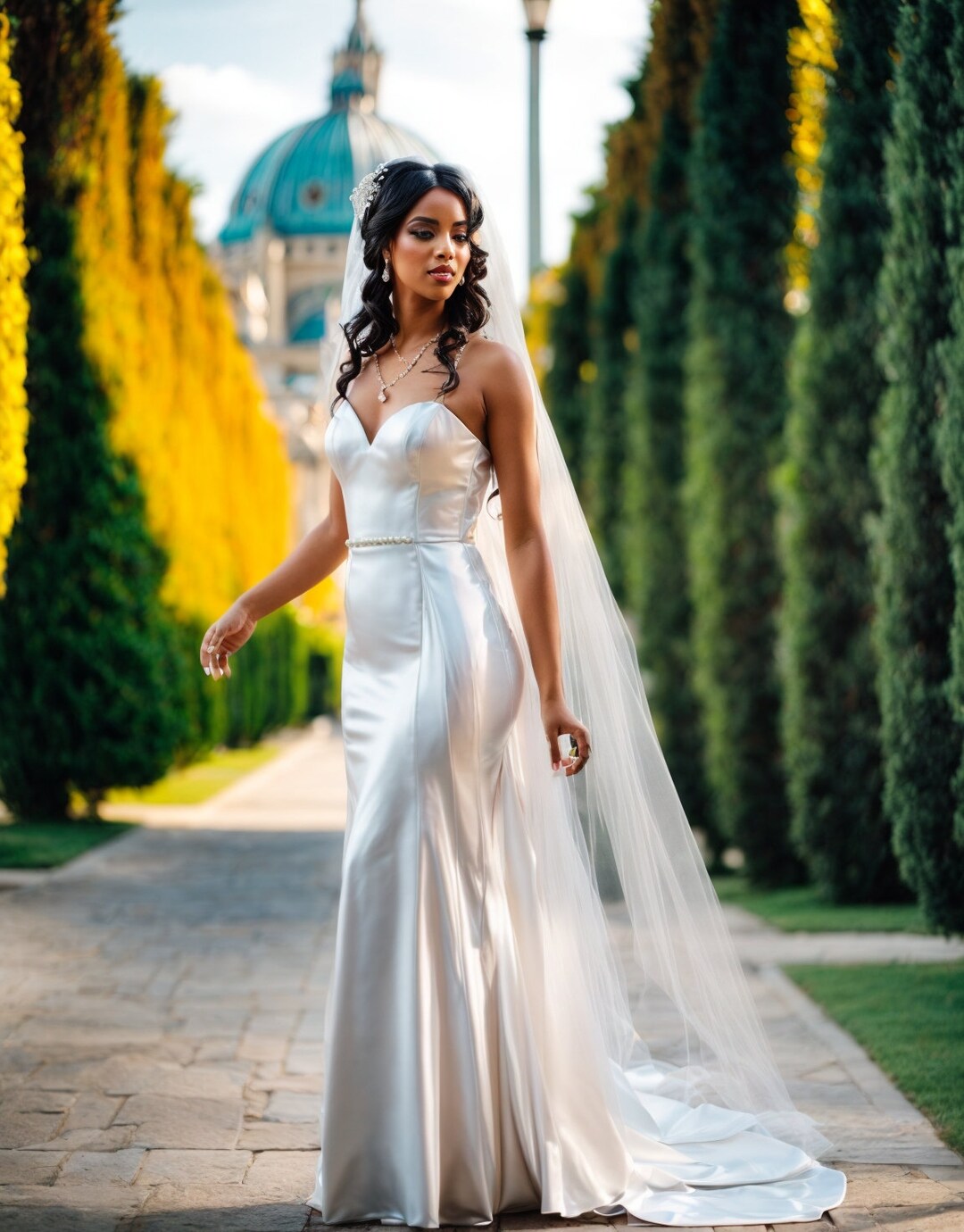 Plain Wedding Veil, Wedding Veil Minimalist, Bridal Veil Itallian Tulle ...