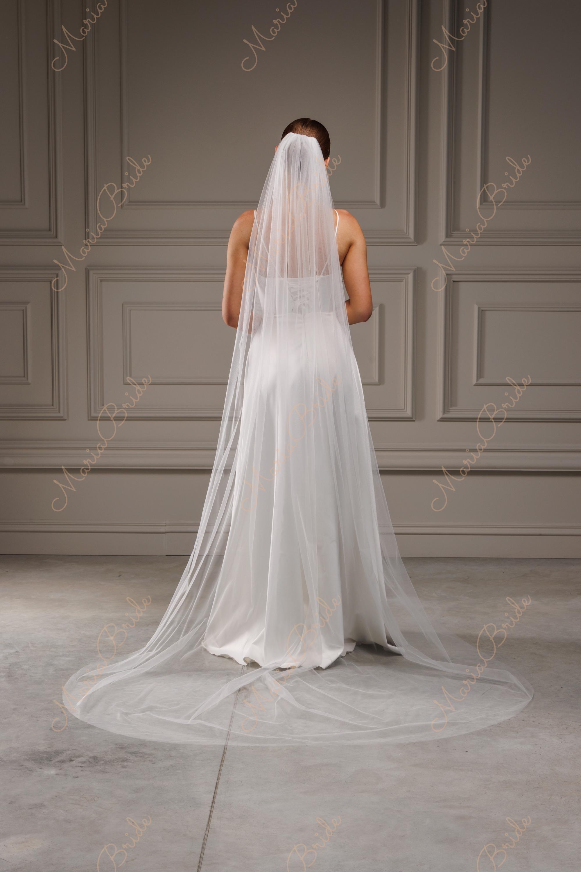 Soft Tulle Wedding Veil: Extra-wide 108 Inch Bridal Headpiece - Etsy