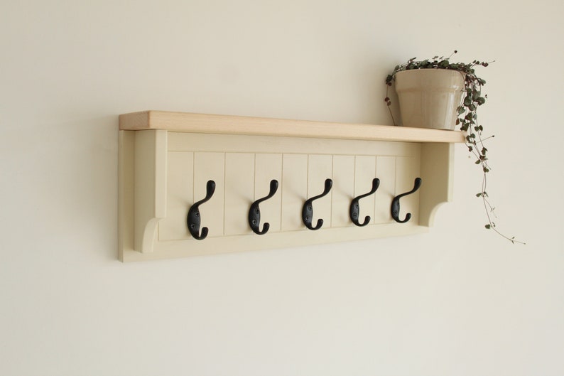 Green Gray Towel Rack Hat Rack Farmhouse Coat Rack - Etsy