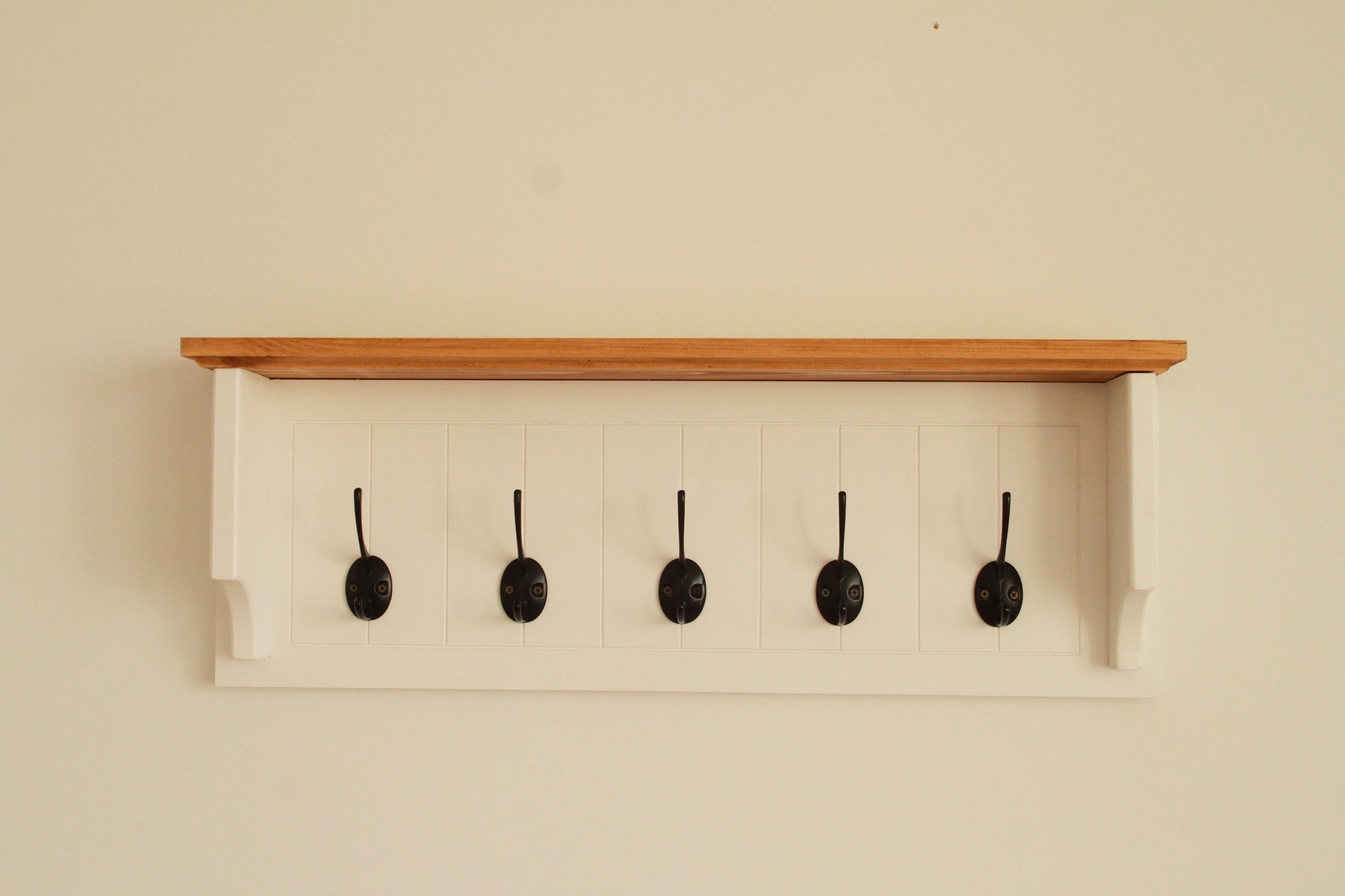 Coat Rack Wall Mount Entryway Shelf | Etsy