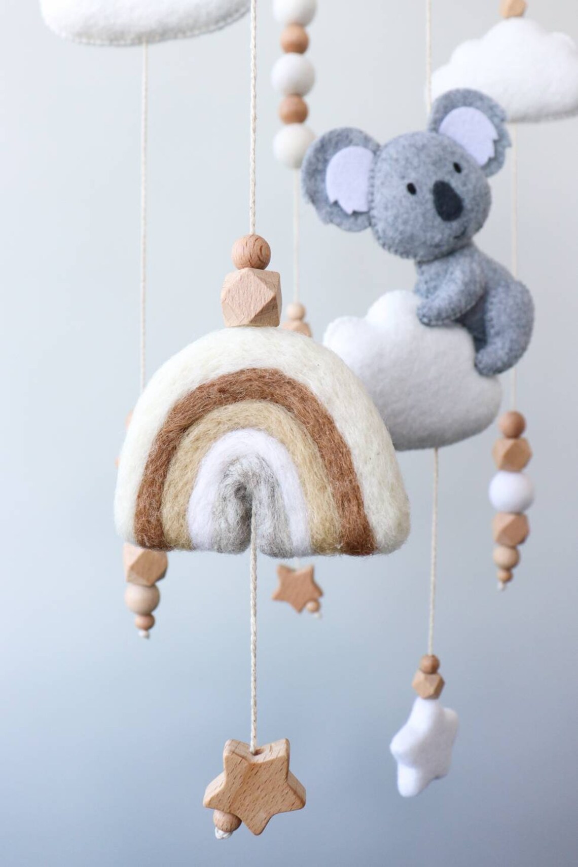 Koala Baby Mobile for Crib, Australian Animals Nursery Decor, Stars ...