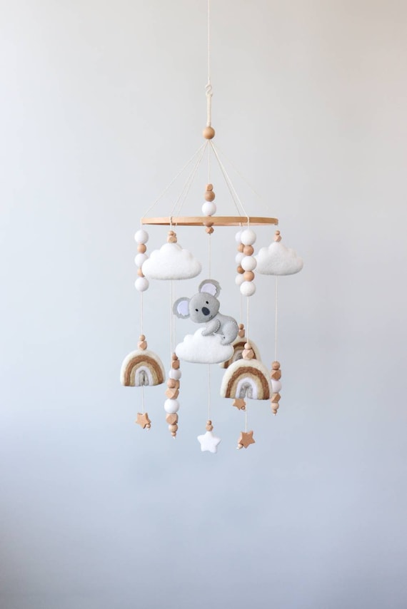 Koala Baby Mobile for Crib Australian Animals Nursery Decor - Etsy