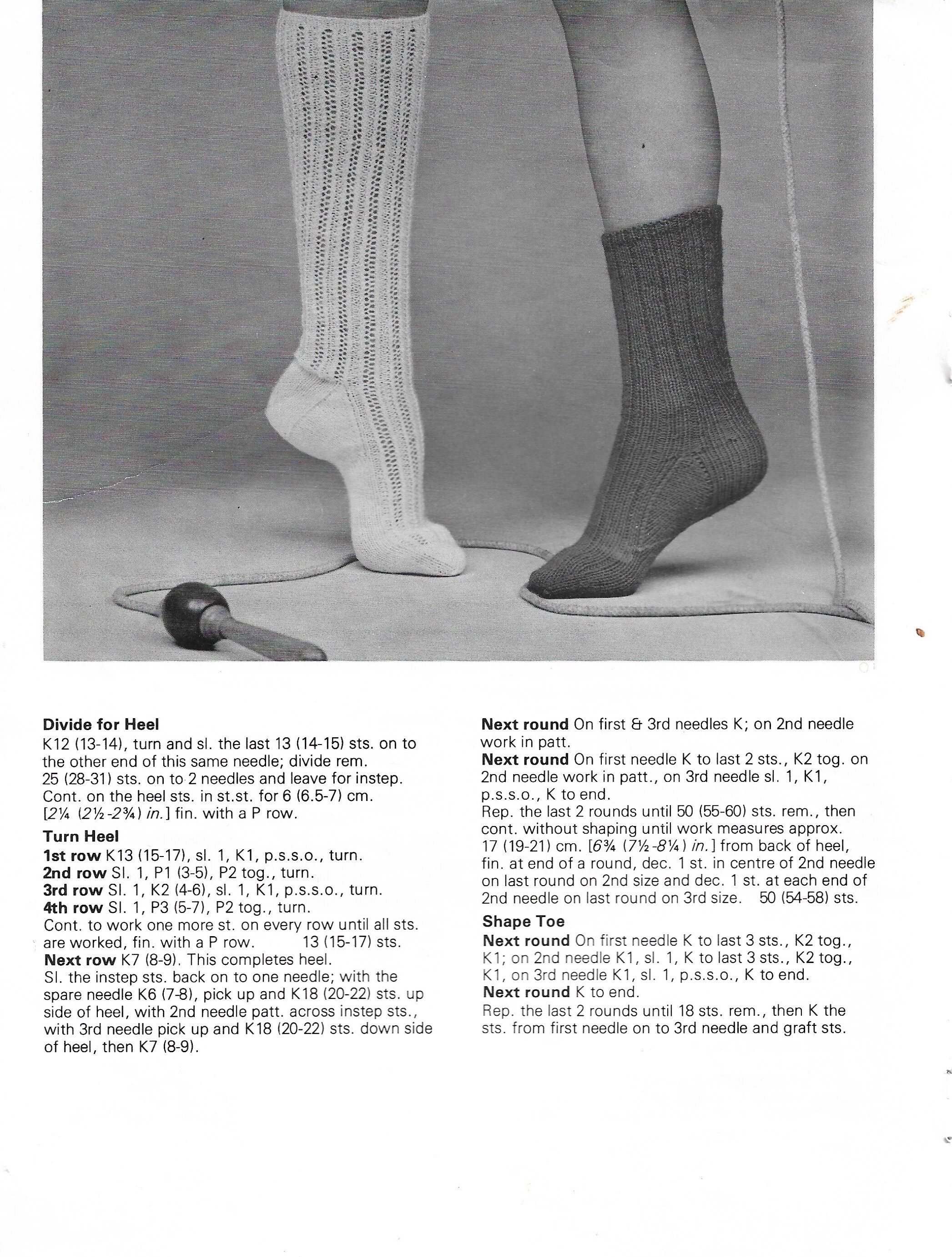Vintage 1960s, Sunbeam Sock Collection for Men, Boys and Girls in 4 Ply ...