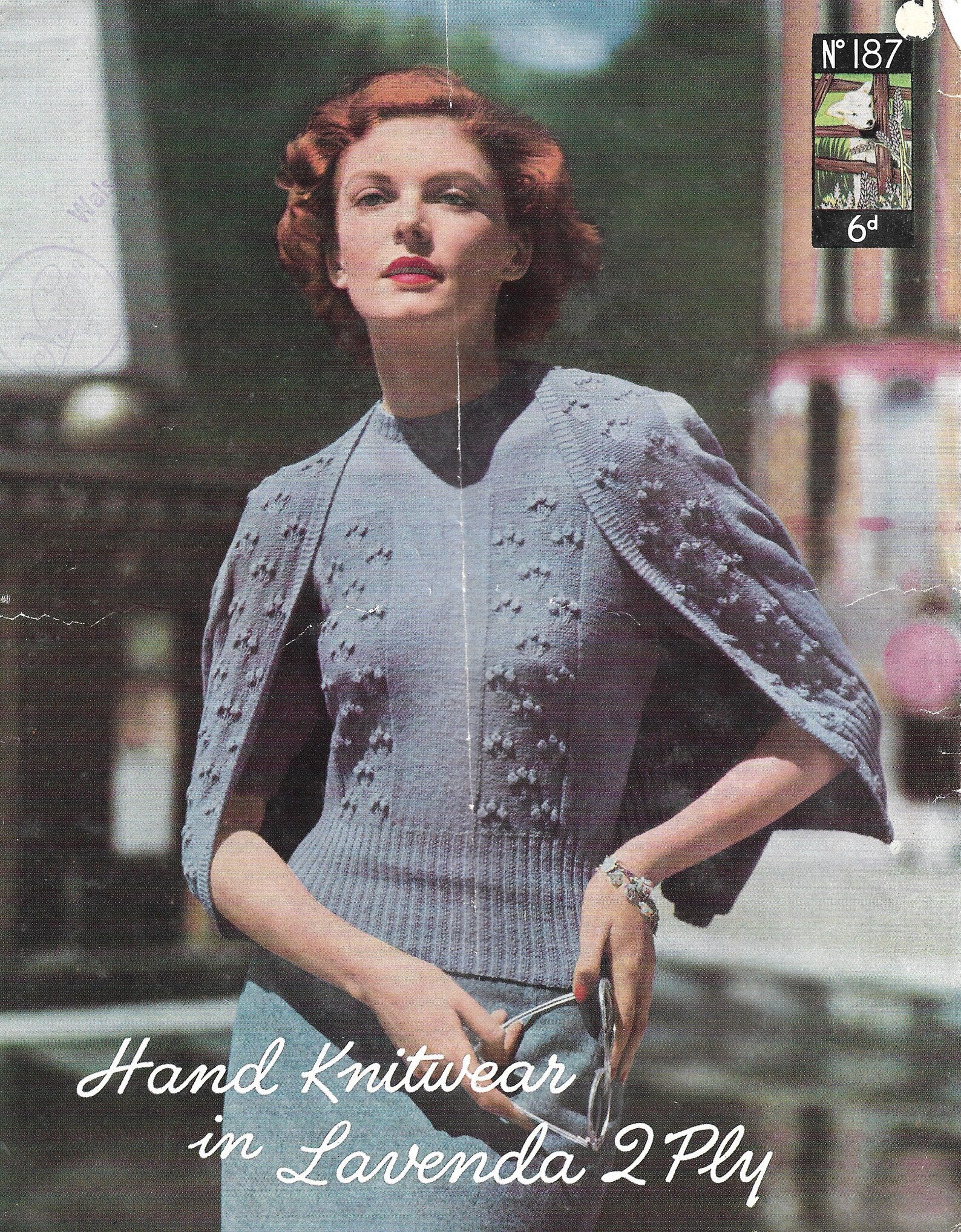 Vintage 1950s Lady’s Twin Set Cardigan & Jumper in 2 Ply - Four Page ...