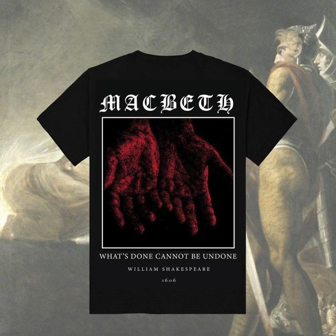 MACBETH Book Shirt William Shakespeare English Literature - Etsy