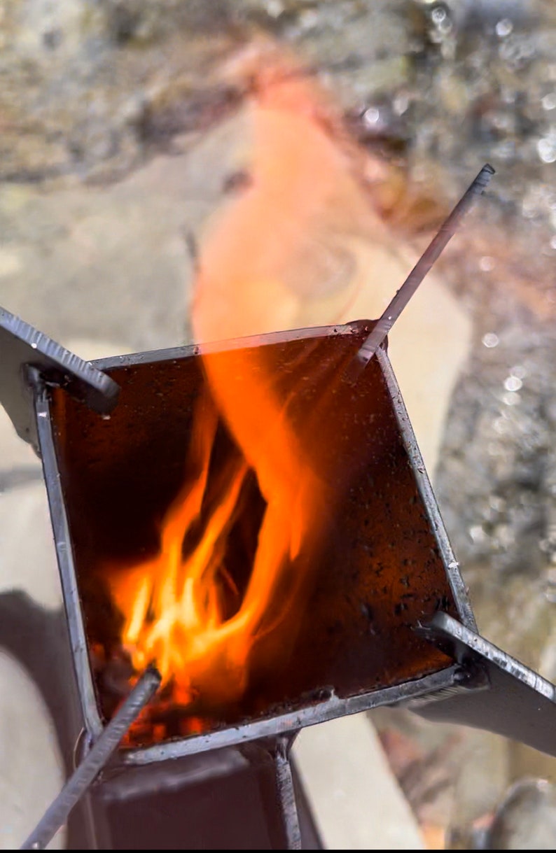 Rocket Stove-wood Burning Camp Stove - Etsy