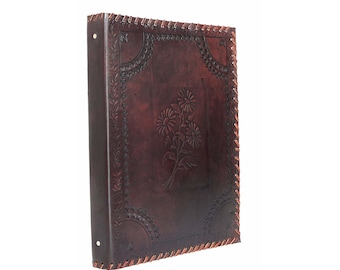 The Family Tree 4 Ring Binder File Folder DIN A4 Genuine Leather ...