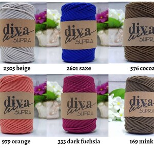 Macrame Cord 2mm Yarn for Bag Crochet Cotton and Polyester Cord Yarn ...