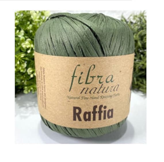 Yarn Raffia Fibra Natura Raffia Raffia Yarn Paper Macrame - Etsy