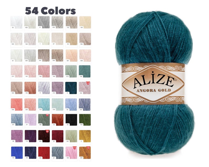 Alize Angora Gold Yarn Wool Blend Yarn Angora Knitting Yarn - Etsy