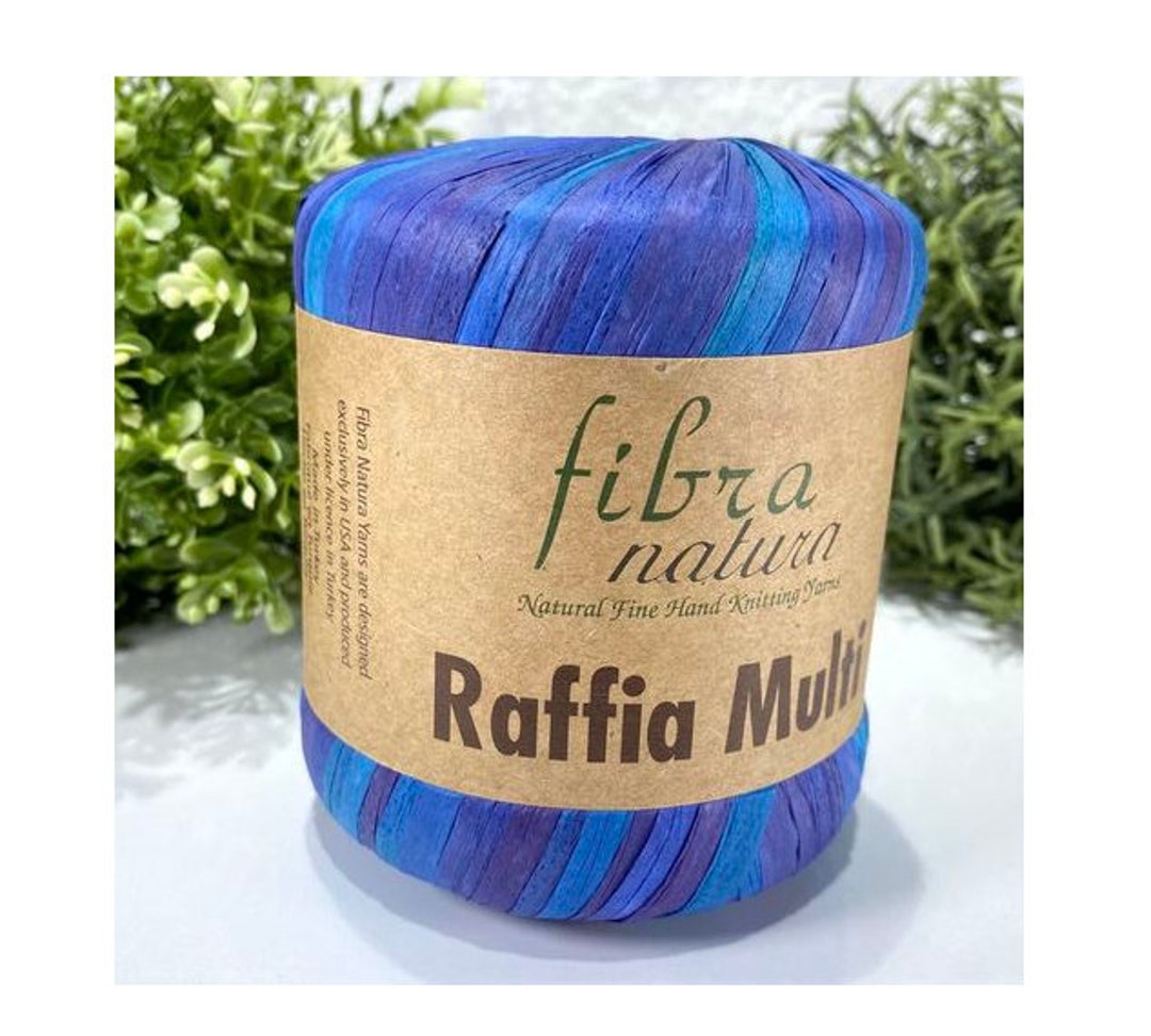Fibra Natura Raffia Multi, Yarn Raffia, Raffia Yarn, Paper Macrame Cord ...