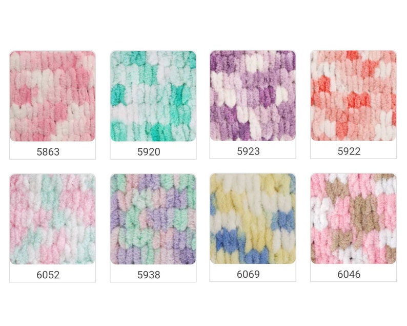 Alize Puffy Color Yarn Loop Yarn No Needle No Hook Yarn - Etsy